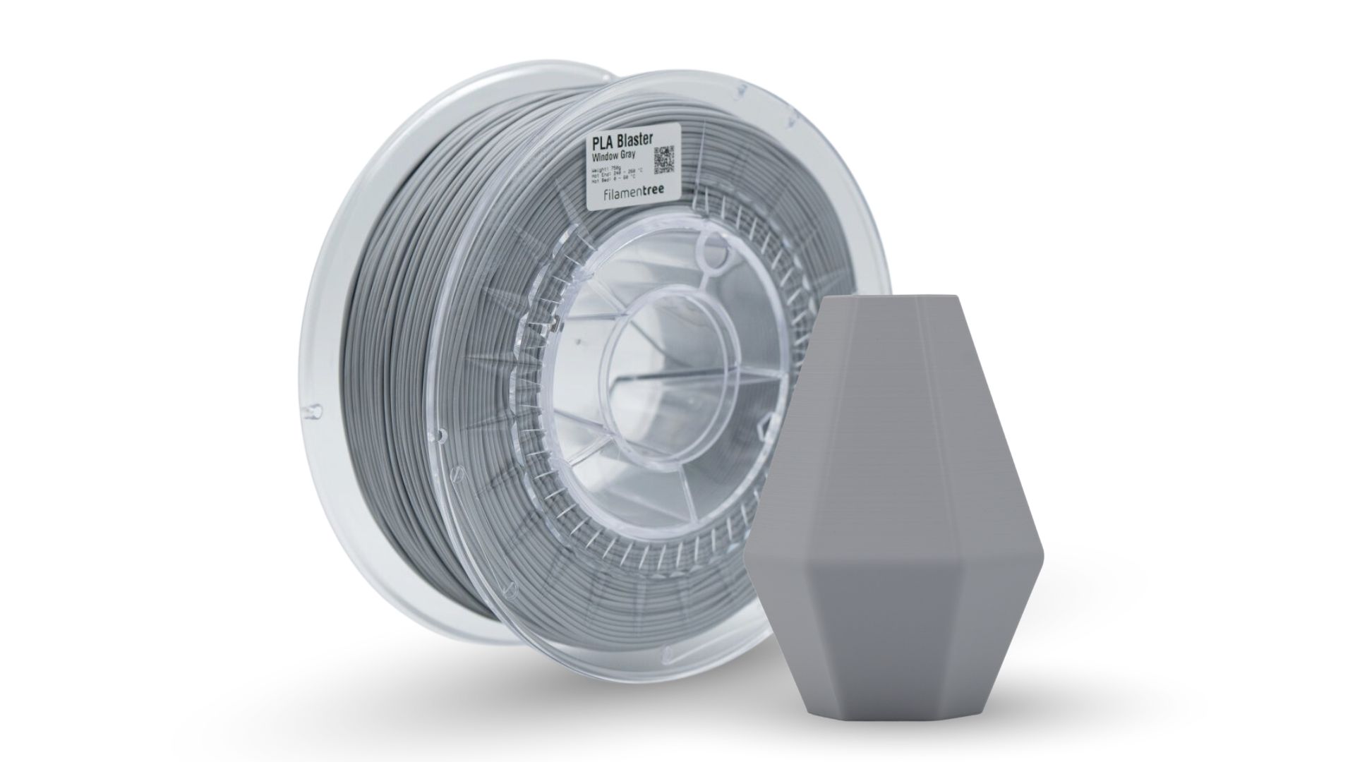 PLA Blaster Window Grey 1kg – High-Strength Filament for Professional ...